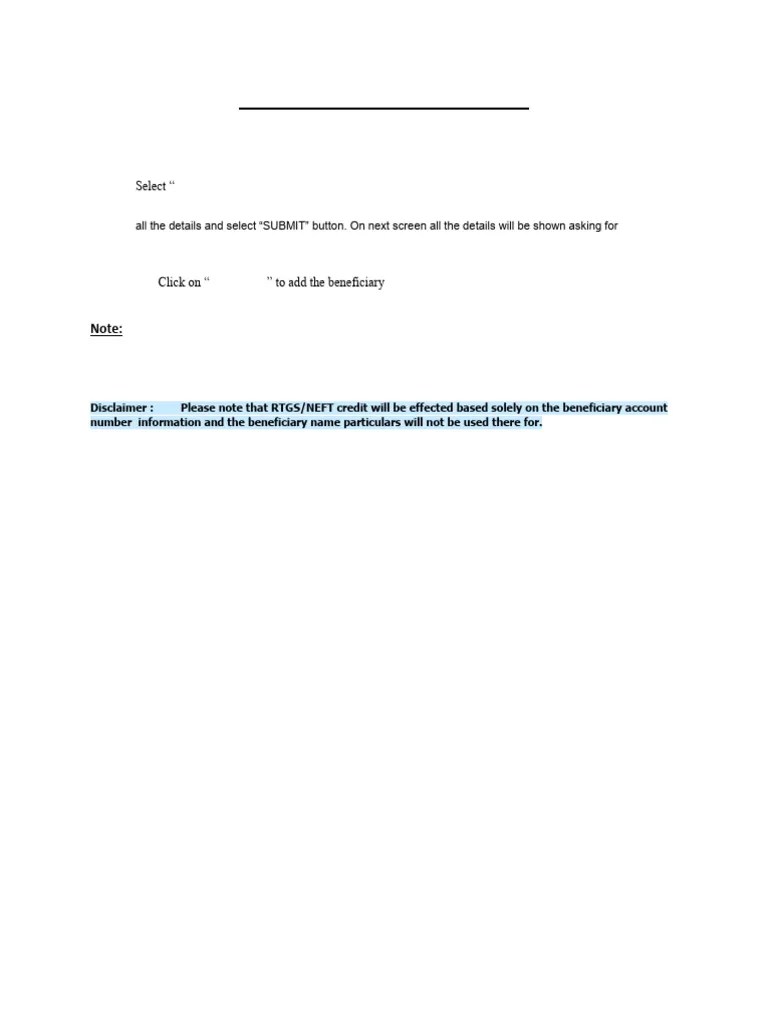 Rtgs Details Final Pdf
