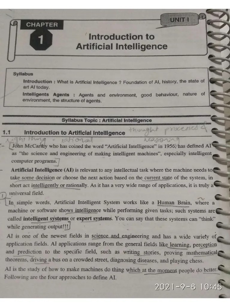 Ai Unit 1 Pdf