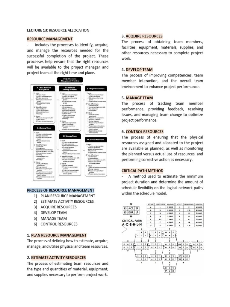 Lecture 13 Notes Cm Pdf