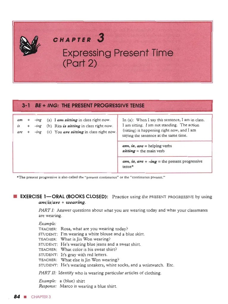 Simple Present Tense Part 2 Pdf Linguistic Morphology Syntax