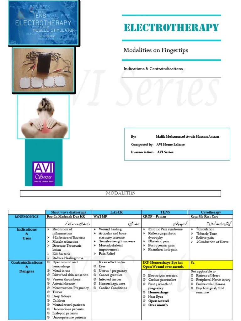 Electrotherapy On Fingertip Pdf Pain Wound