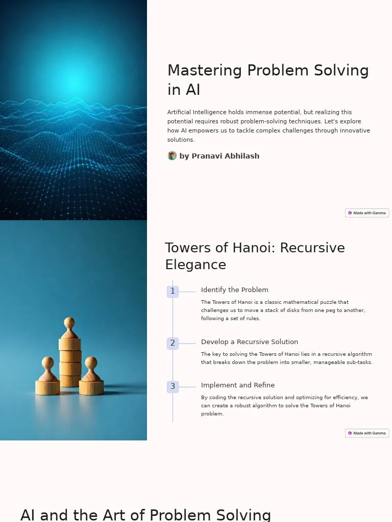 Mastering Problem Solving In Ai Pdf Artificial Intelligence
