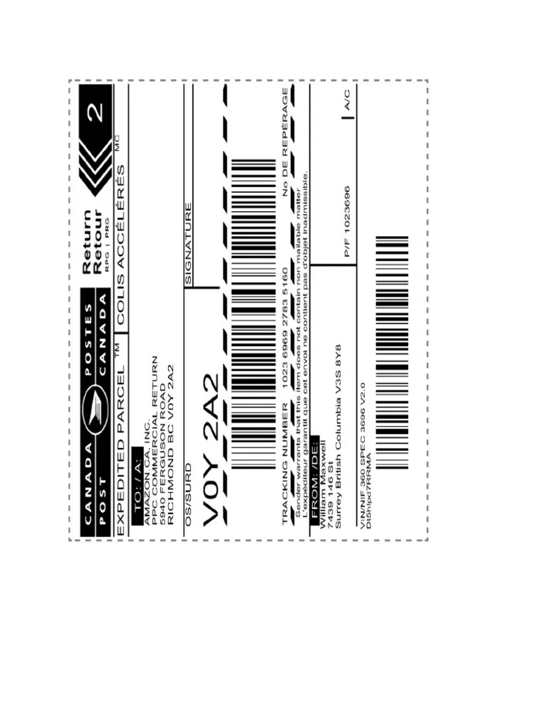 Amazon Return Pdf
