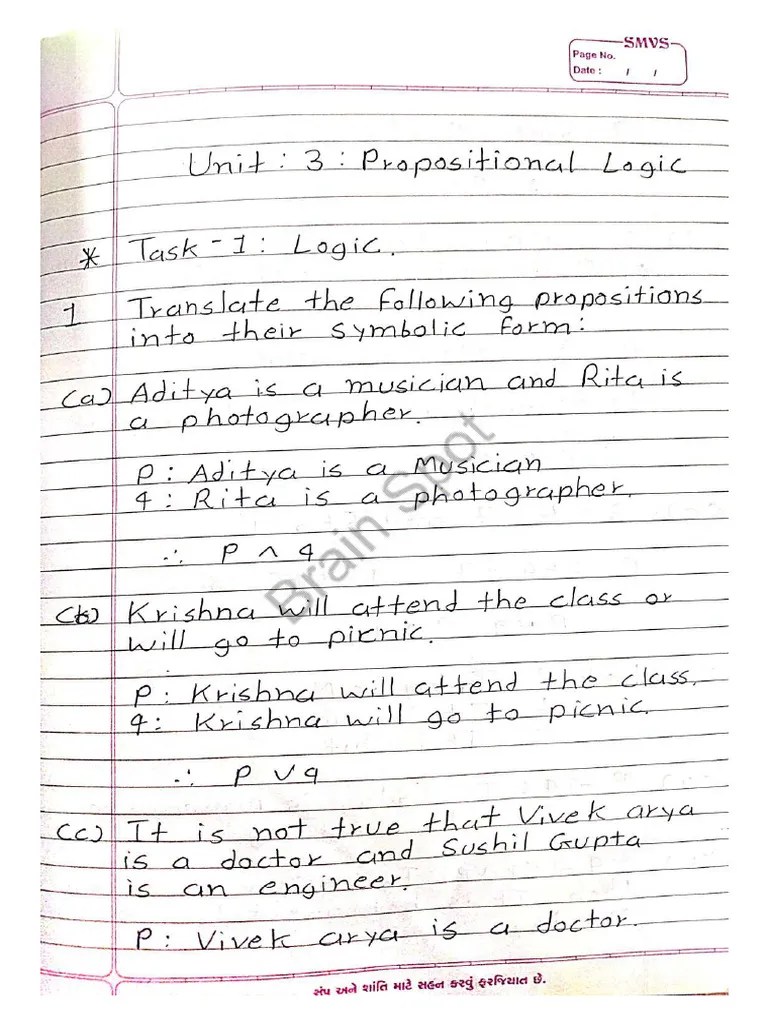 Propositional Logic Pdf