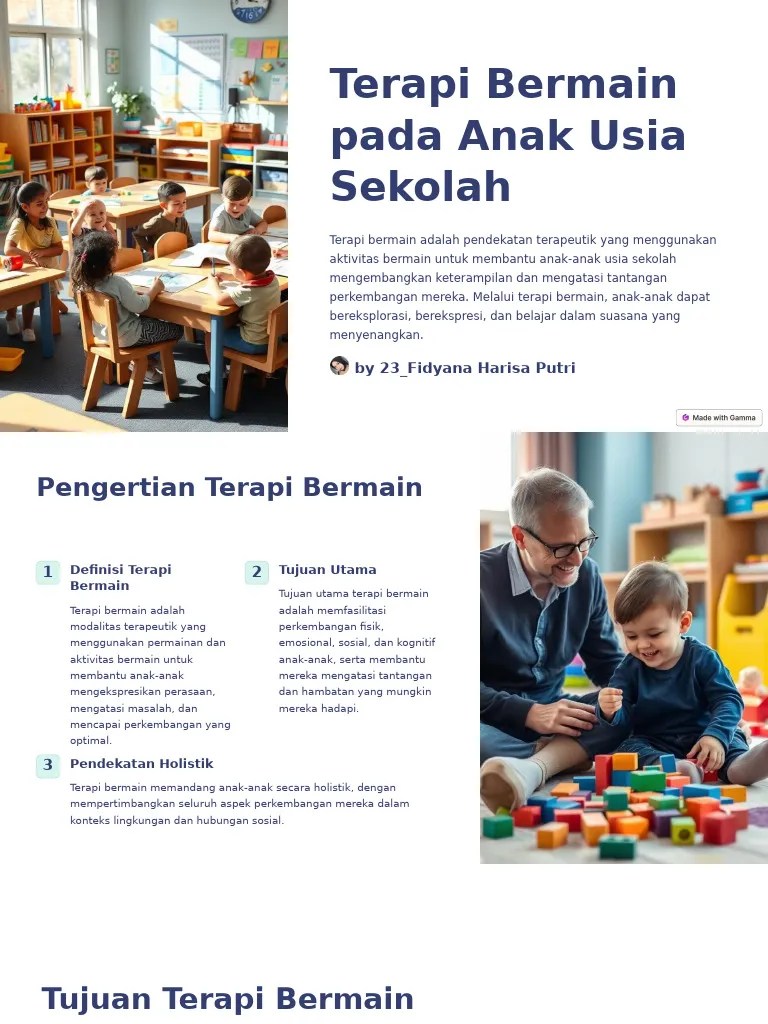 Terapi Bermain Pada Anak Usia Sekolah Pdf