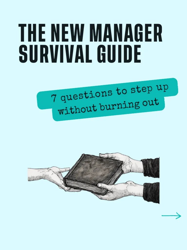 New Manager Survival Guide Pdf