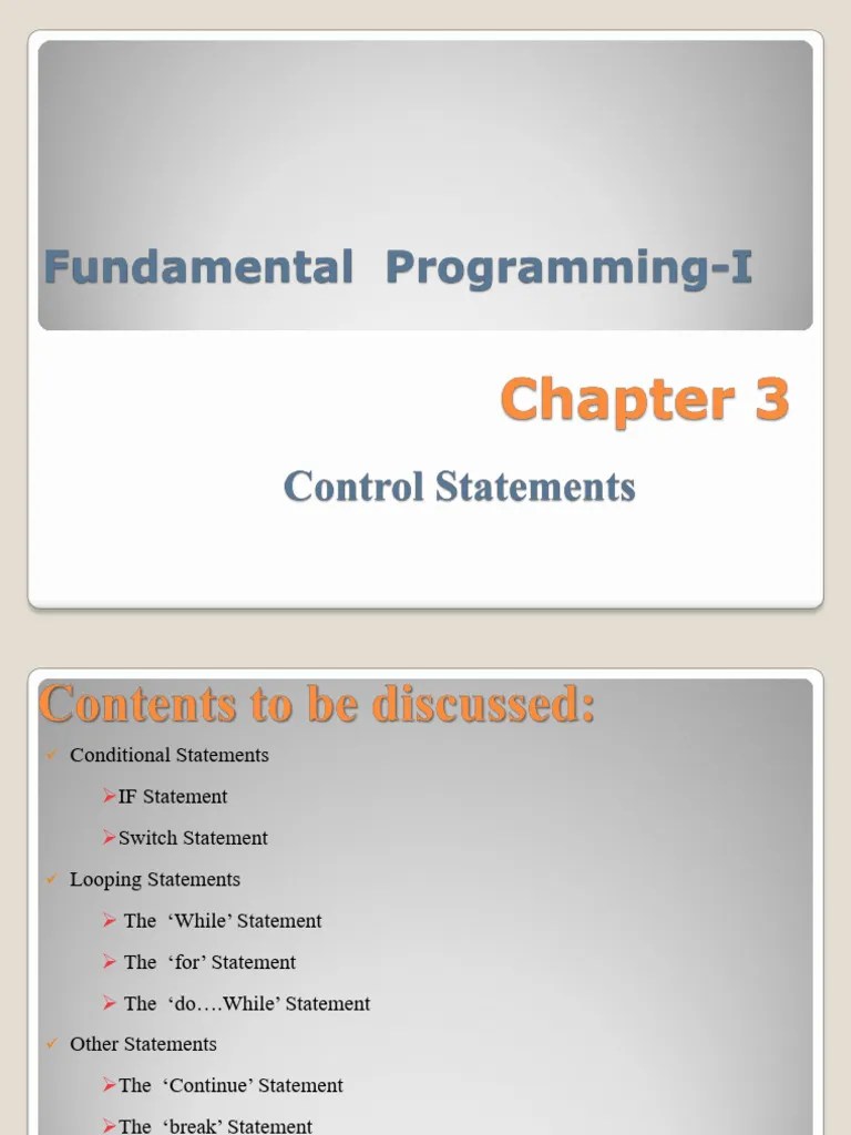 Chapter 3 Pdf Control Flow Software Development