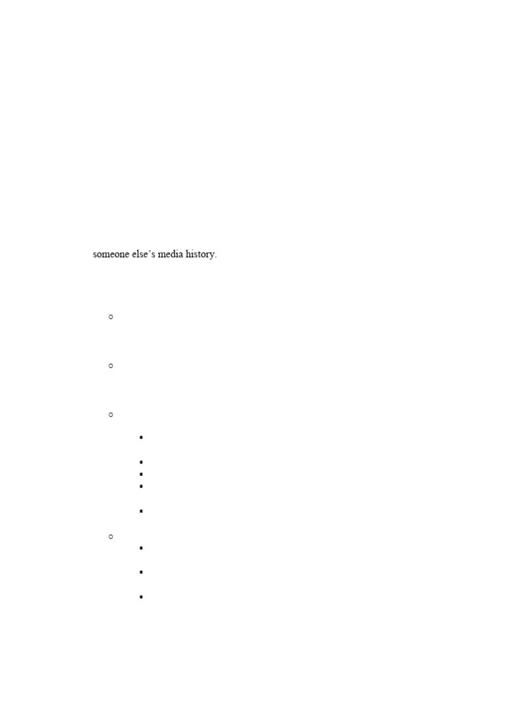 Media History Interview Assignment Pdf Interview Communication