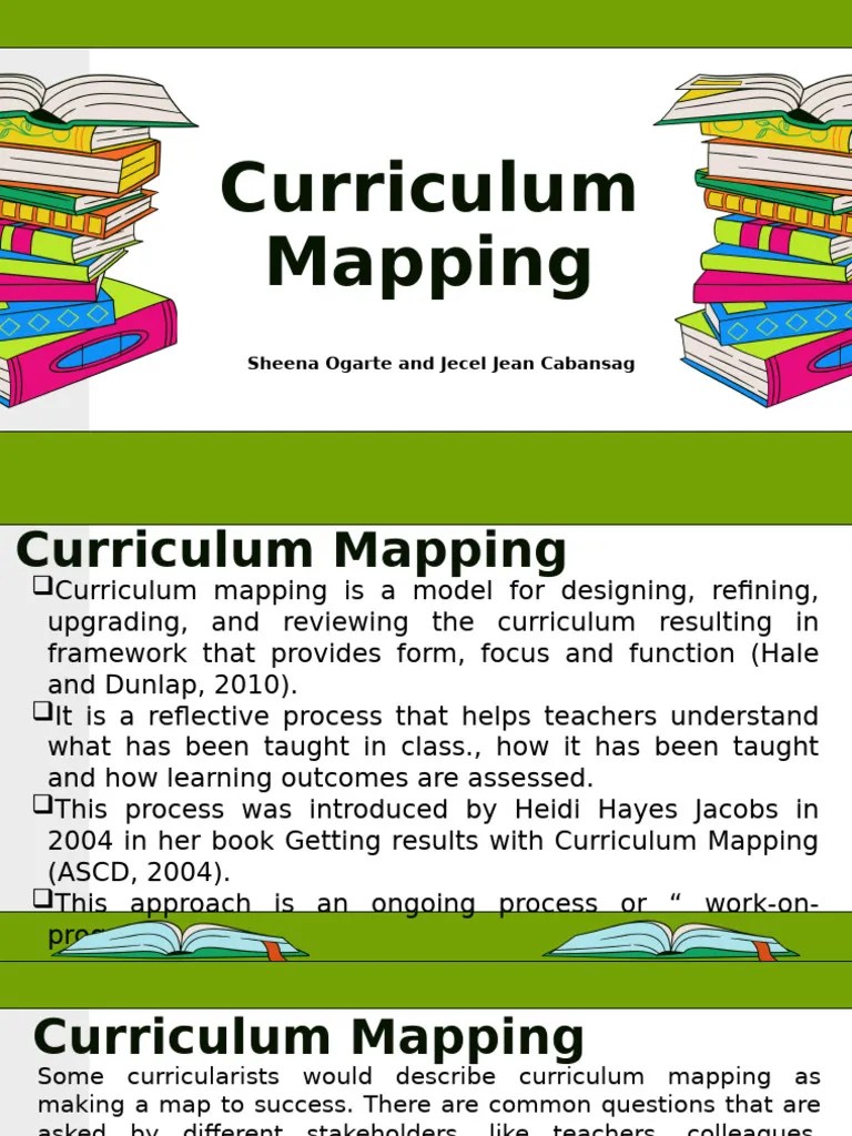 Curriculum Mapping Process Ppt Group 10 Pdf Curriculum