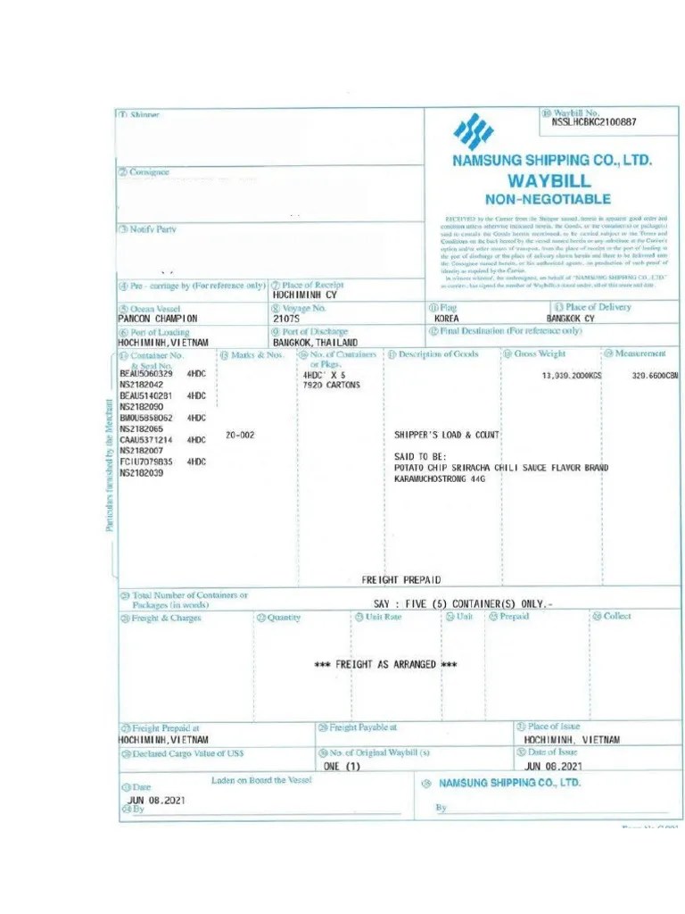 Shipper Pdf