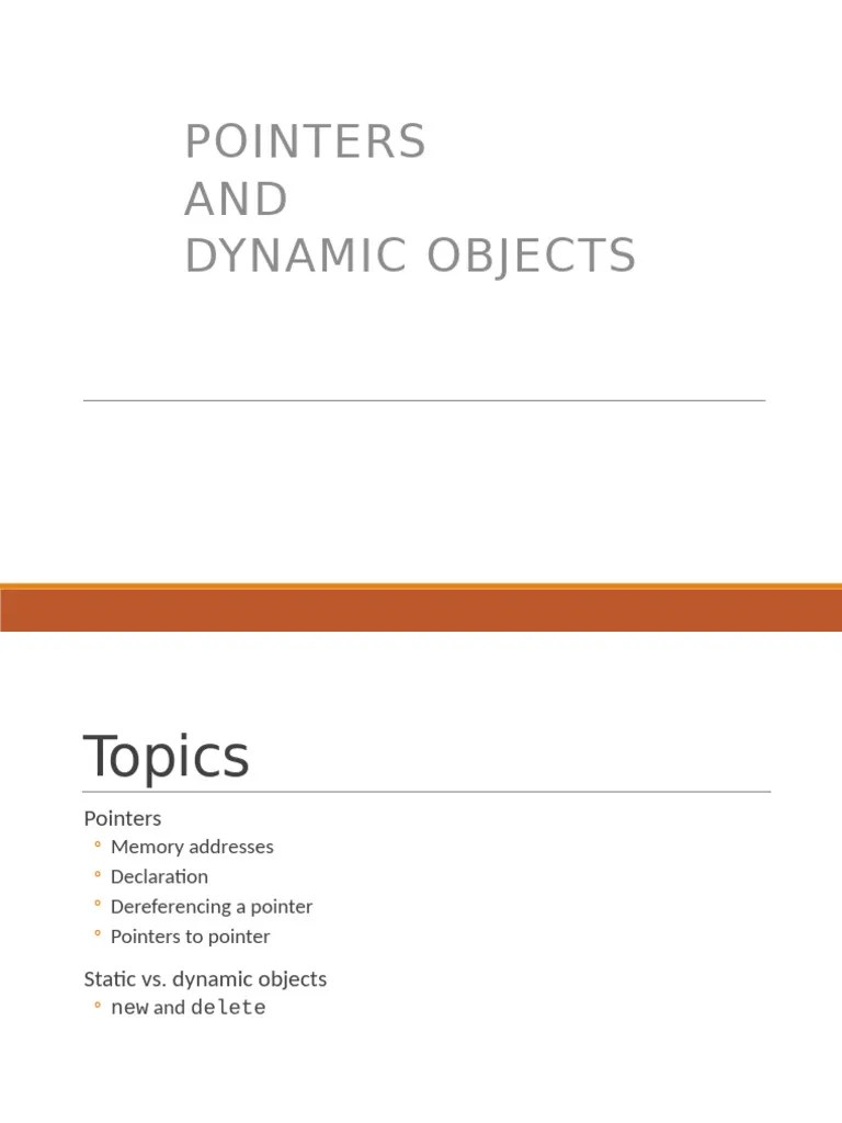 Pointers Old Pdf Pointer Computer Programming Integer Computer