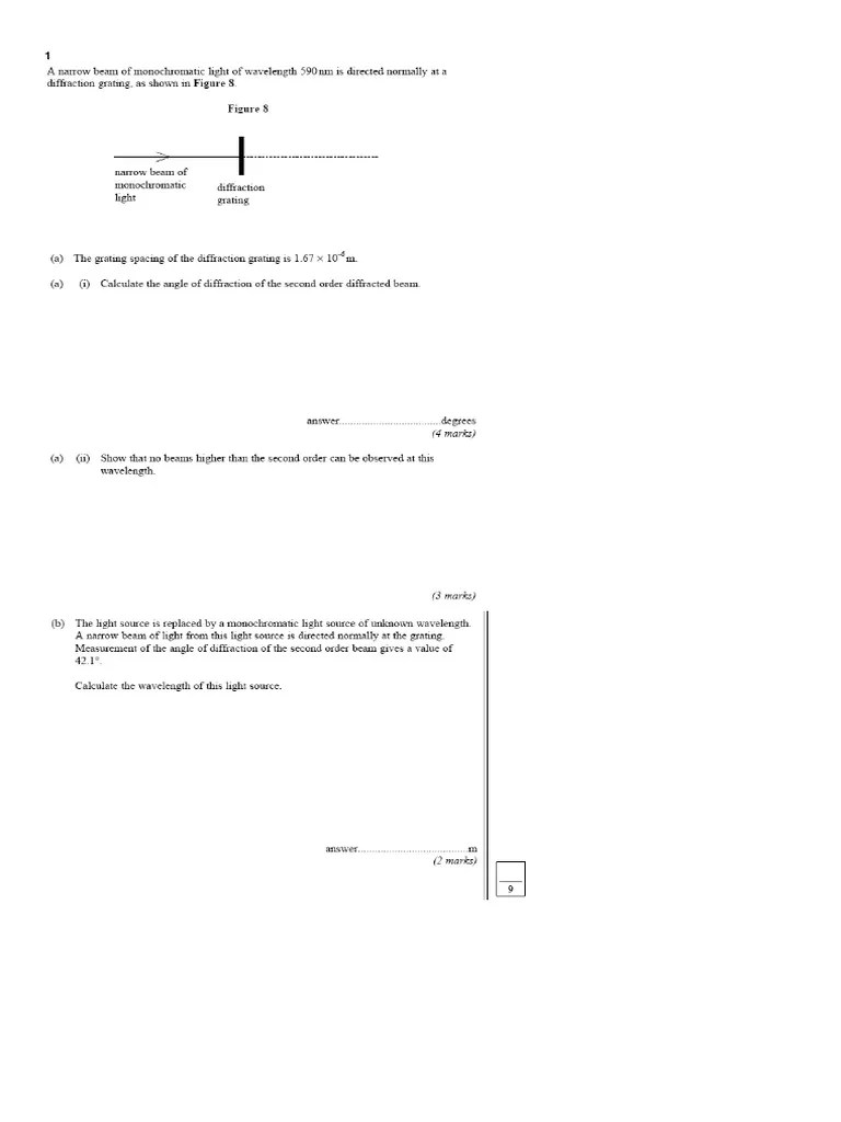 Diffraction Interference Pdf