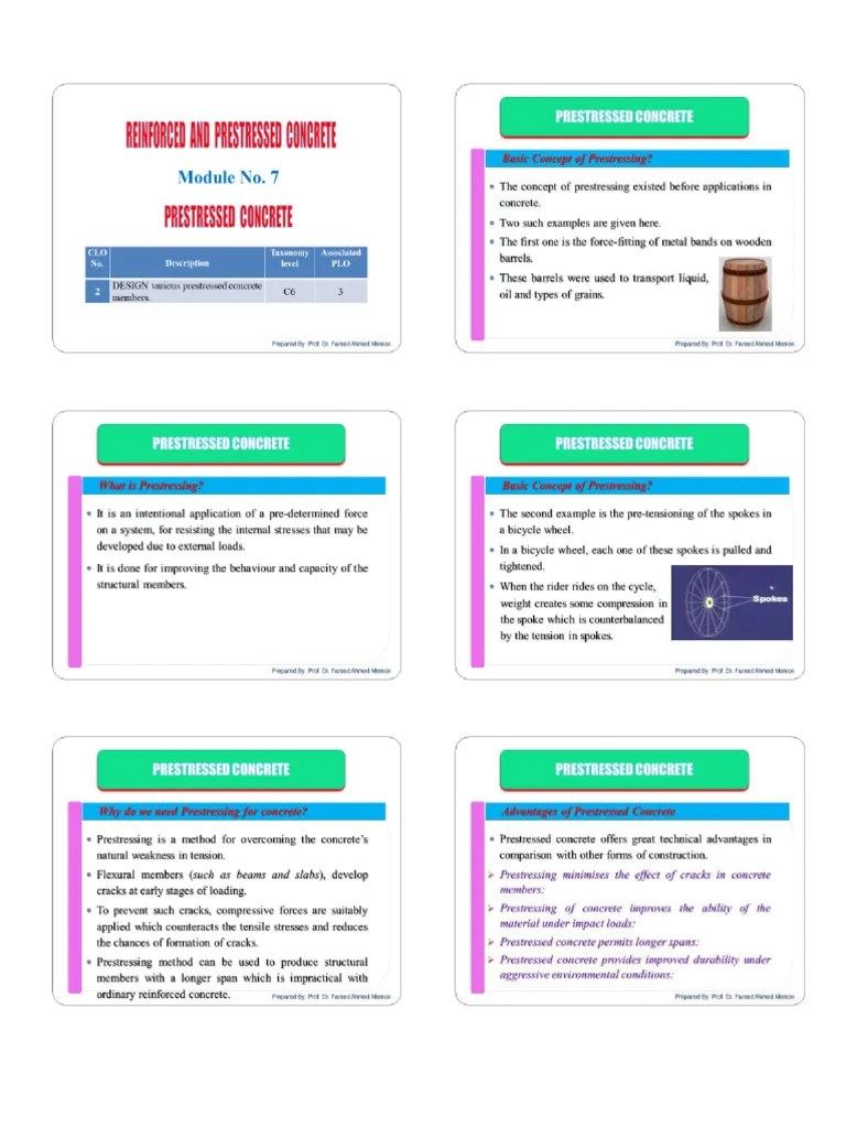 Module 7 Prestressed Concrete Pdf