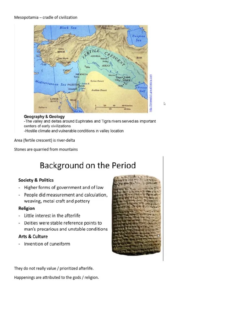 Mesopotamia Notes Pdf Temple Mesopotamia