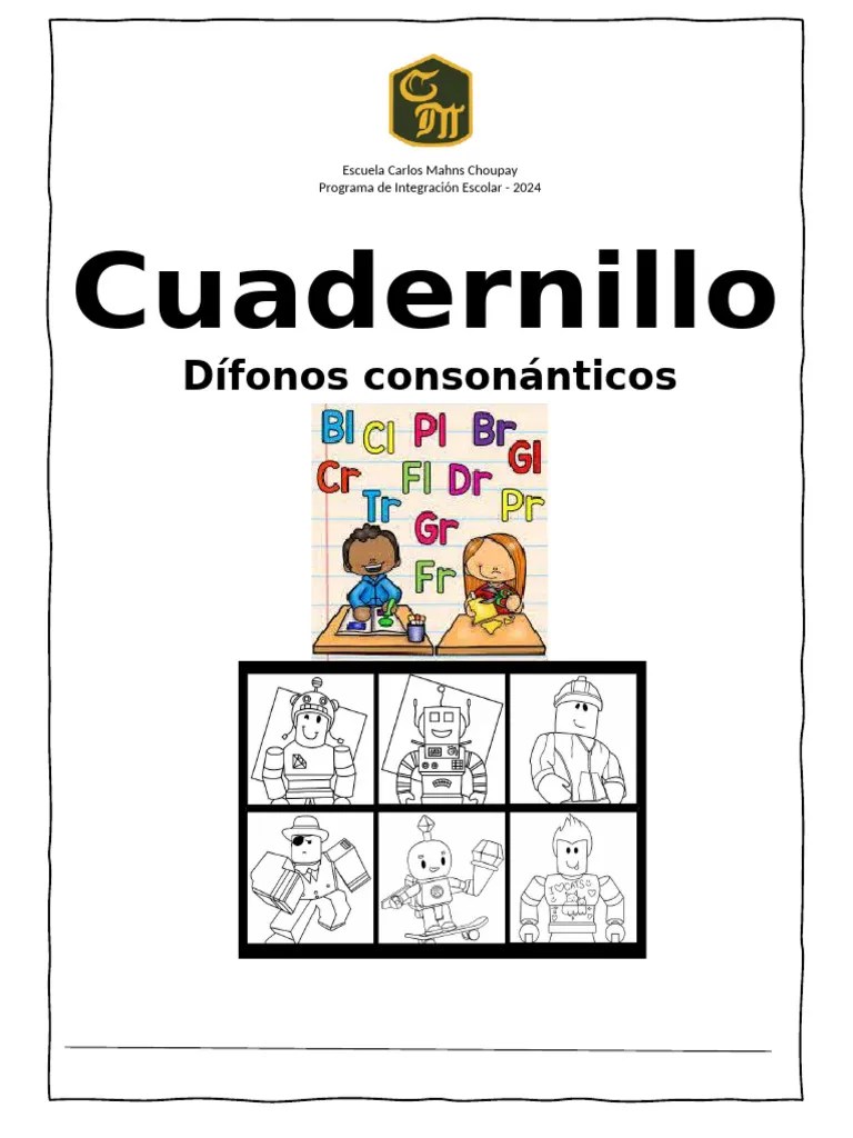 Cuadernillo De Sílabas Trabadas Pdf