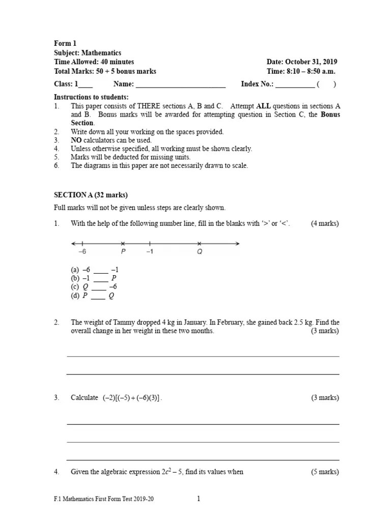 Math F1 Pdf Mathematics