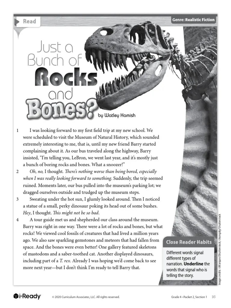 Grade 4 English Reading Pdf Narration Classroom