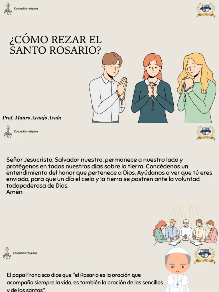 Cómo Rezar El Santo Rosario Pdf