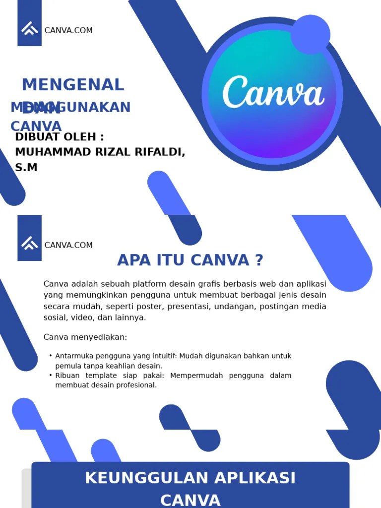 Materi Dasar Aplikasi Canva Pdf