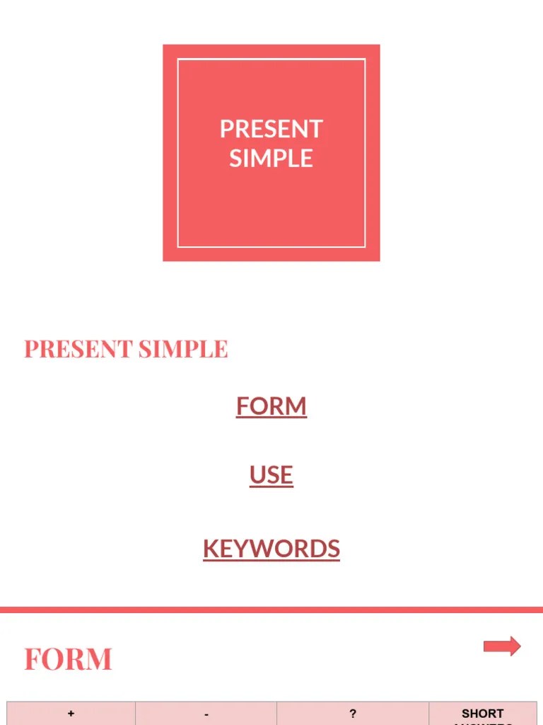 Present Simple Pdf Language Mechanics Linguistic Typology