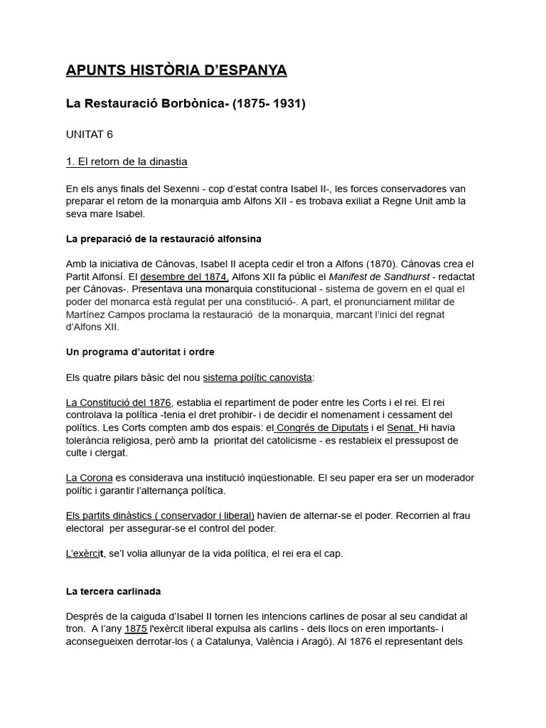 Apunts Història D Espanya Pdf