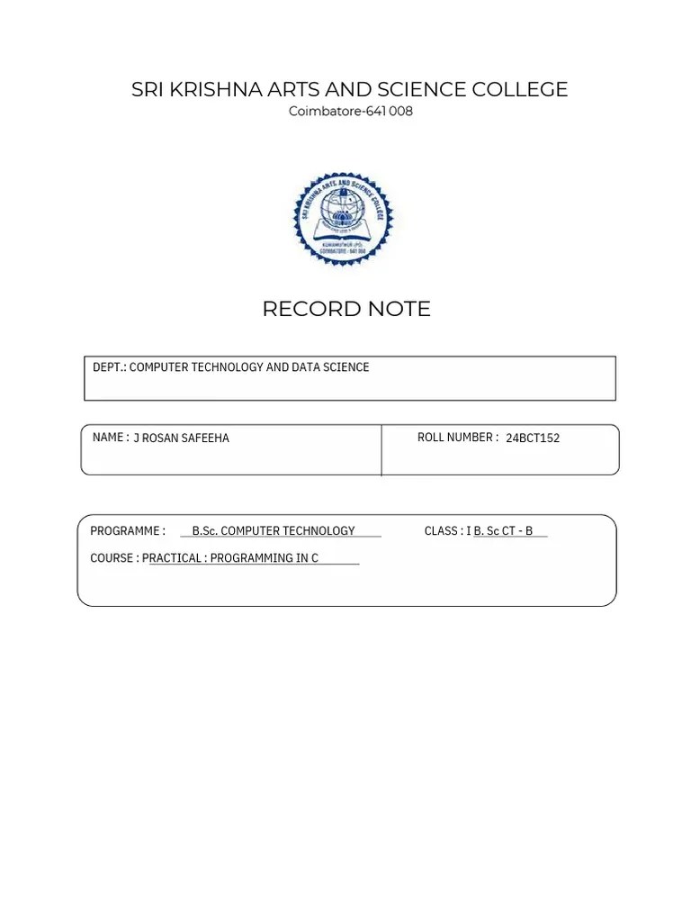 Record Pdf Pdf Pointer Computer Programming Software