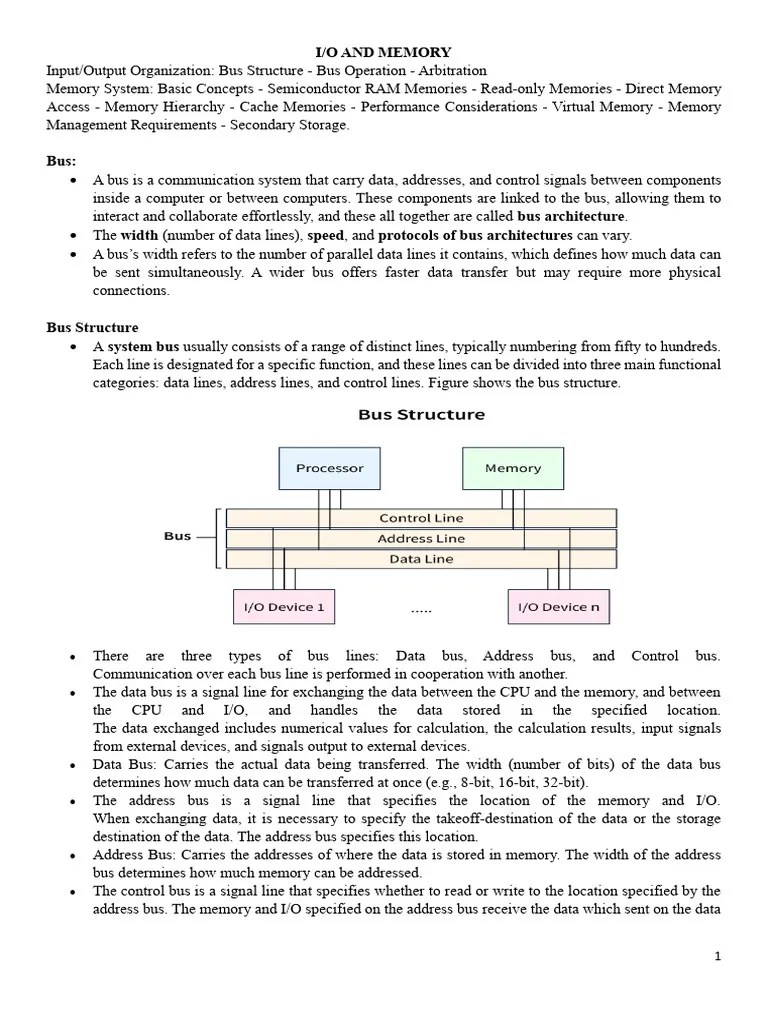 Unit 4 Students Final Pdf Random Access Memory Computer Data Storage