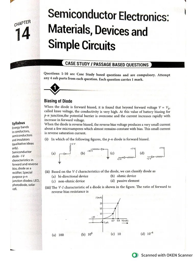 Semiconductor Case Based Questions Pdf