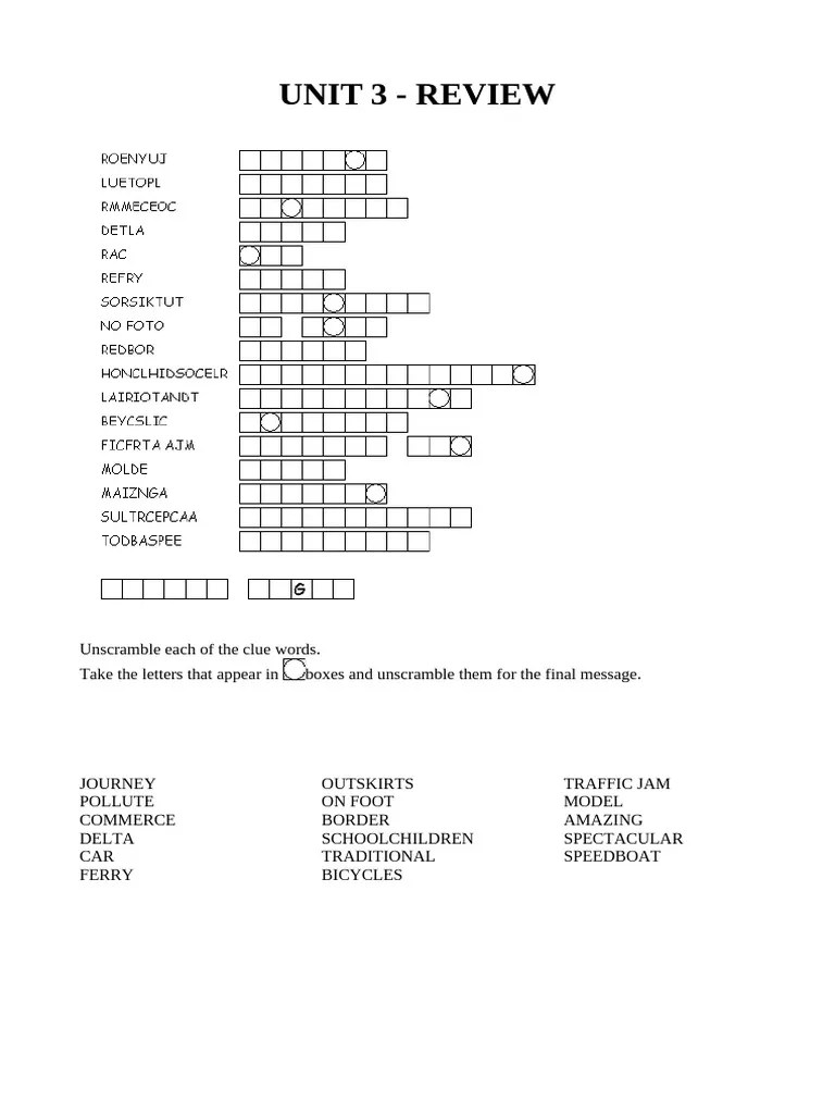 Unit 3 Review Pdf