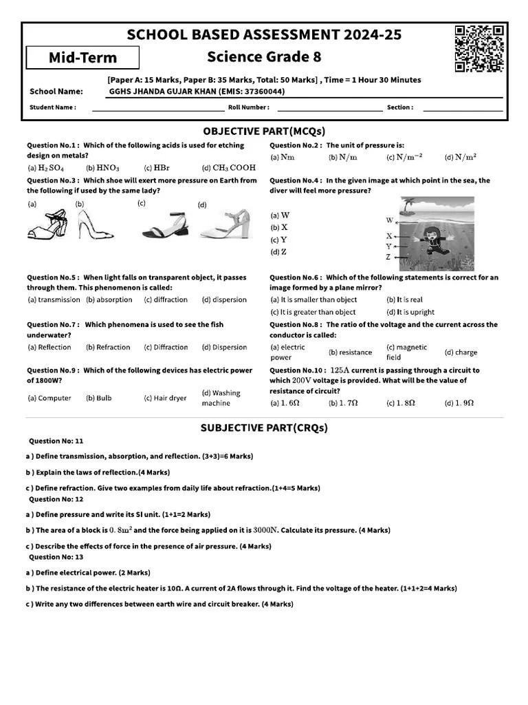 Grade 8 Science Pdf