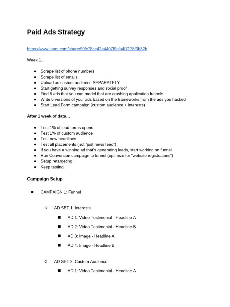 Paid Ads The Ultimate Guide Pdf