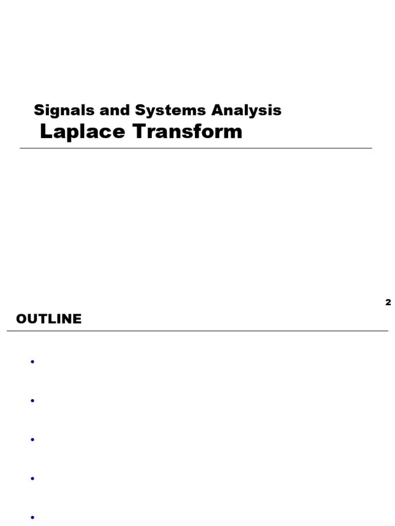 Laplace Transform Pdf Laplace Transform Applied Mathematics