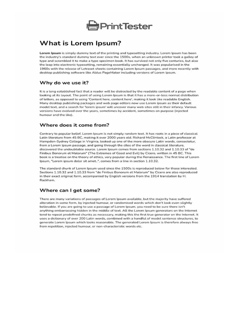 Printer Test Pages Print Test Page Online Negro Pdf