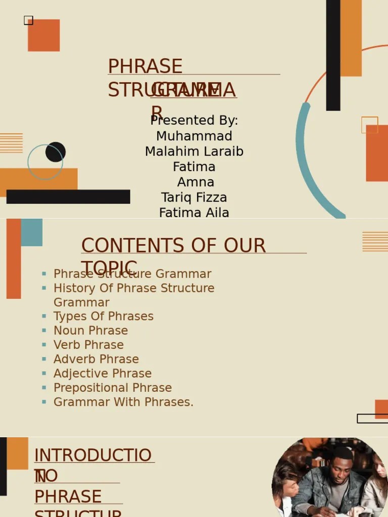 Grammar And Syntax Pdf Adverb Phrase