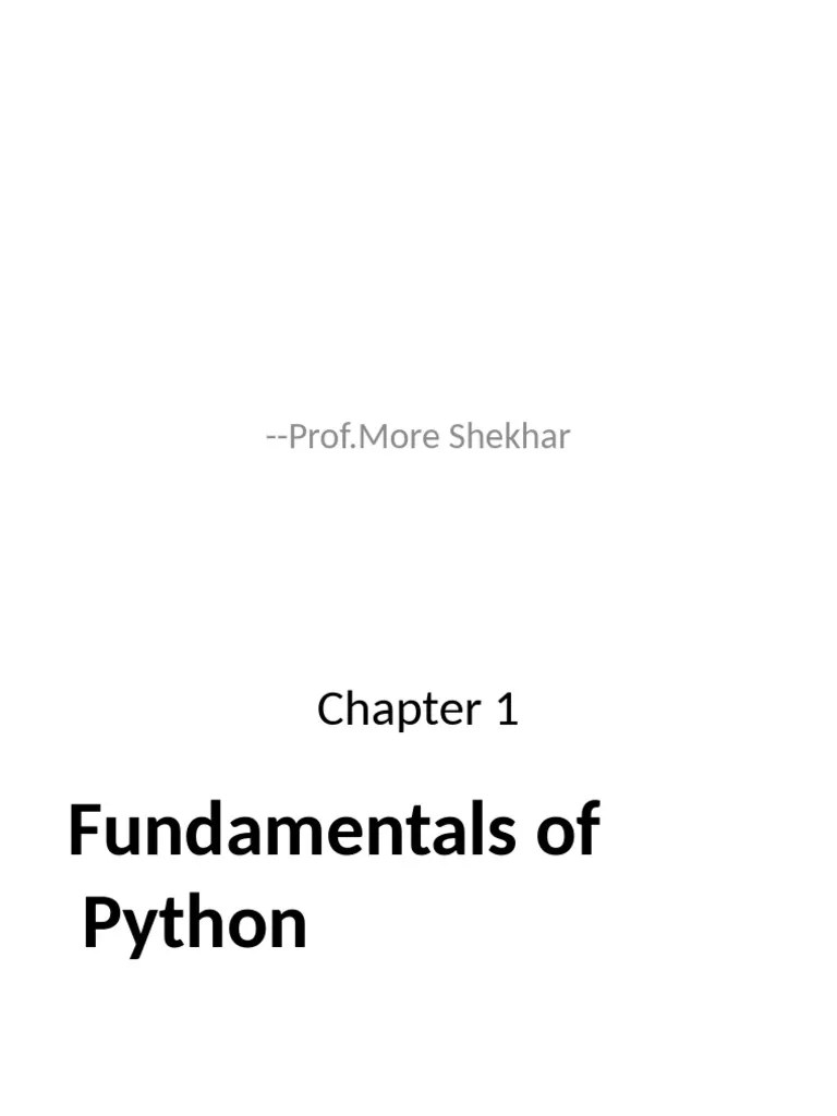 Python Ppt For Chapter 1 Pdf Data Type Boolean Data Type