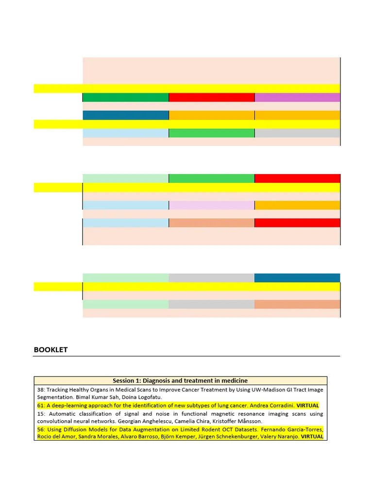 Schedule Pdf Machine Learning Artificial Intelligence