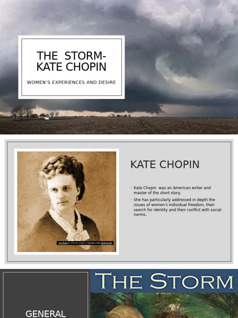 The Storm Kate Chopin Pdf Feminism Gender Studies