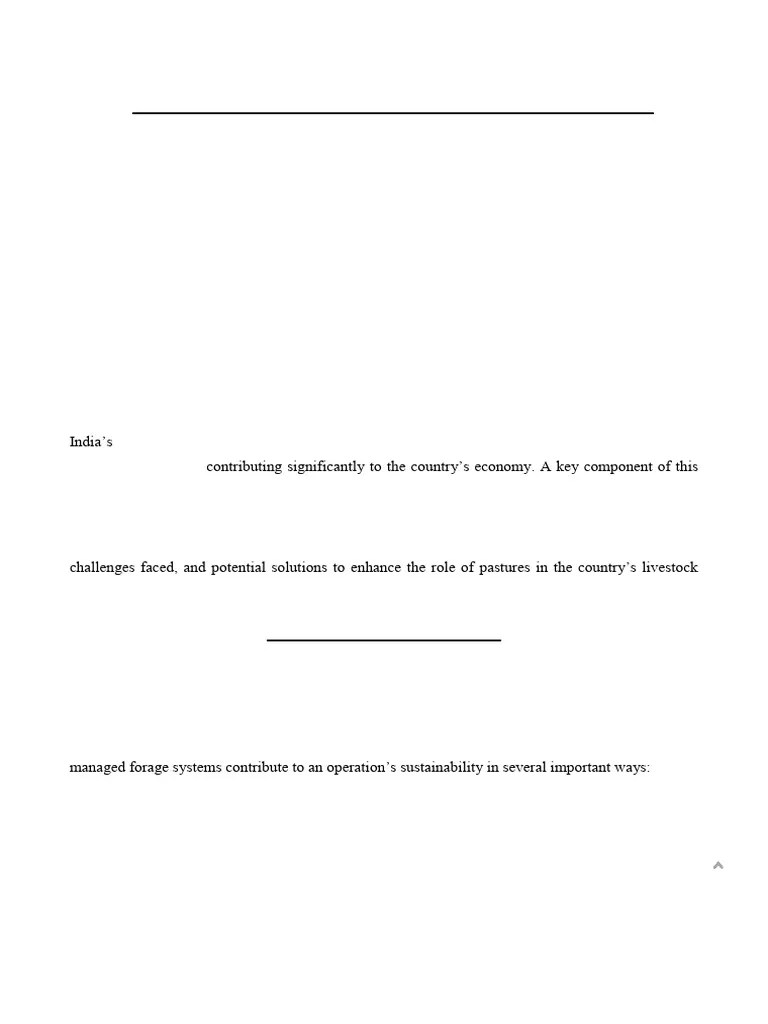Pasture Management Notes Pdf Grazing Crop Rotation