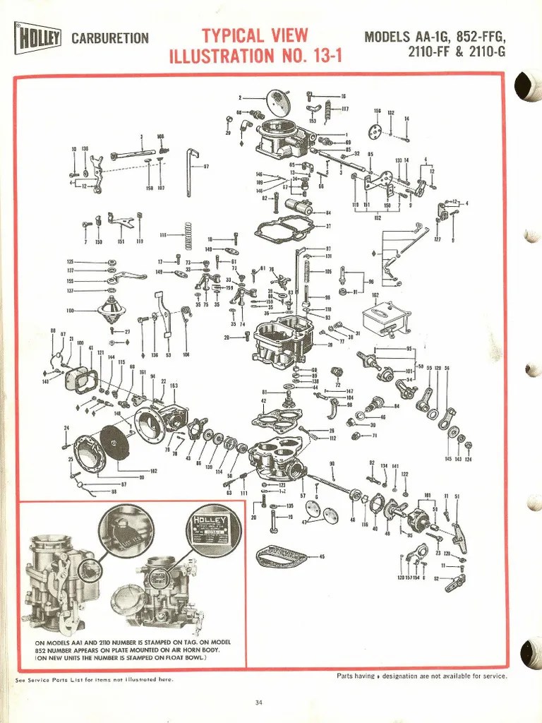 Holley Carburetor Diagram Pdf