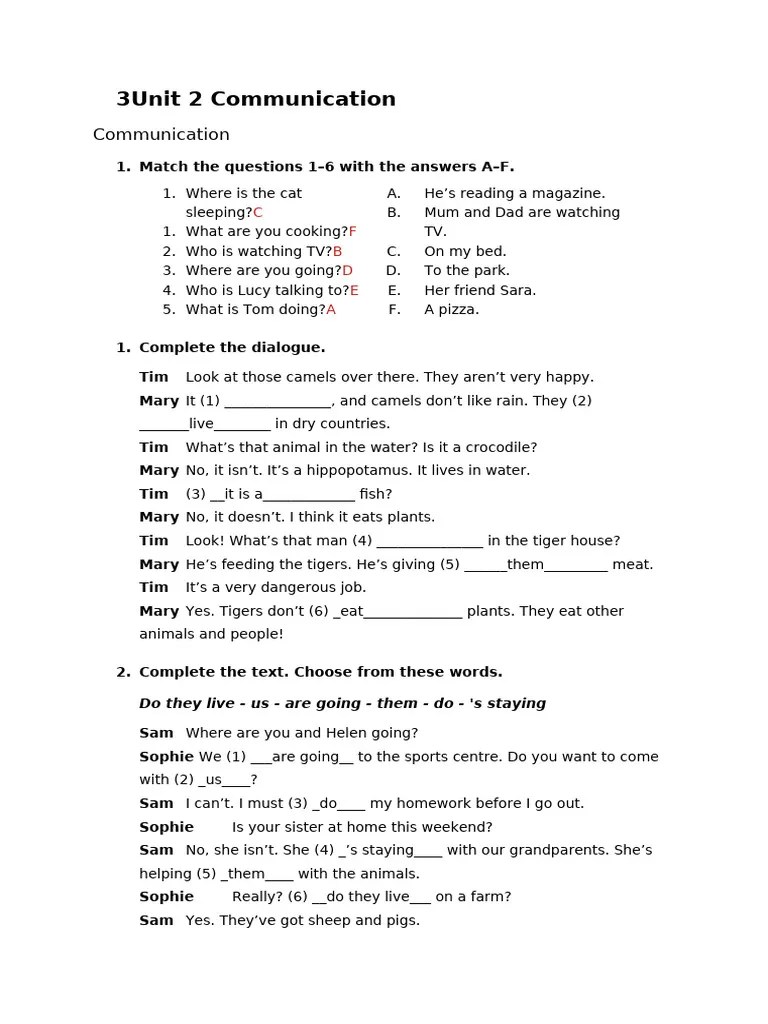 Unit 2 Communication Pdf