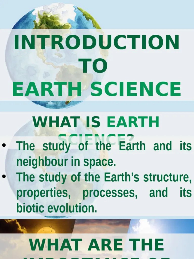 Earth Science Lesson 1 Students Pdf Universe Planets