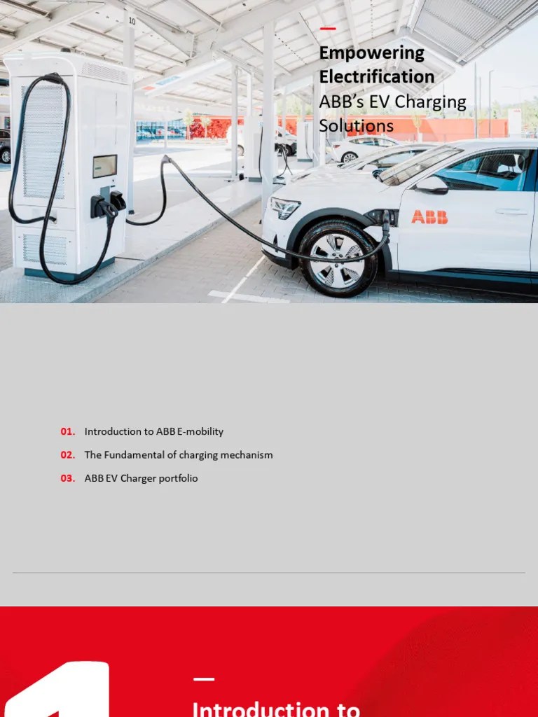 Abb Ev Charging Solutions Overview Pdf Electronics Electrical