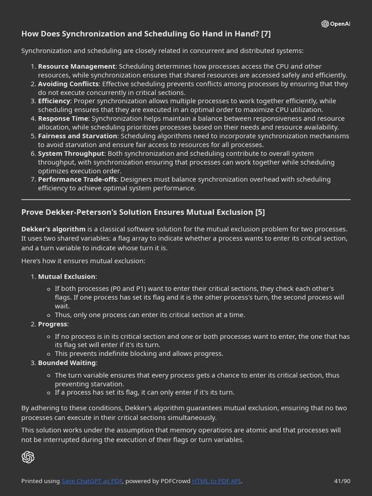 Operating System Overview4 Pdf Process Computing Scheduling