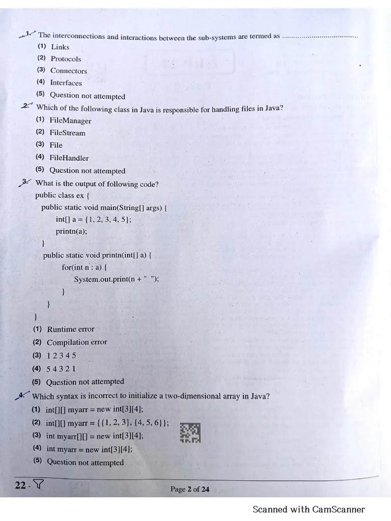 Programmer Exam Ii Pdf