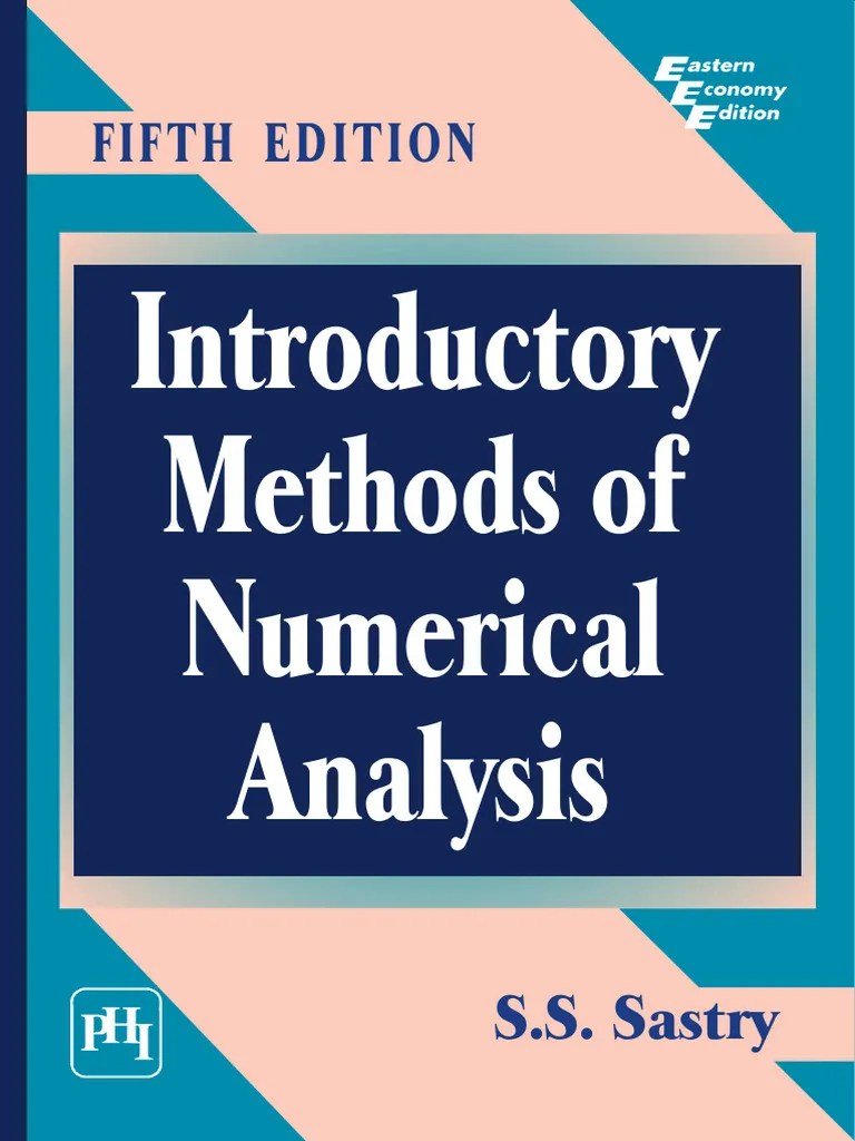 Introductory Methods Of Numerical Analys Pdf Finite Difference
