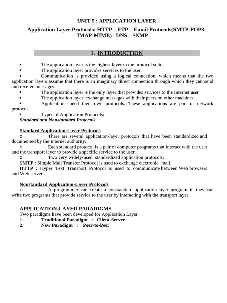 Application Layer Protocols Overview Pdf Http Cookie World Wide Web