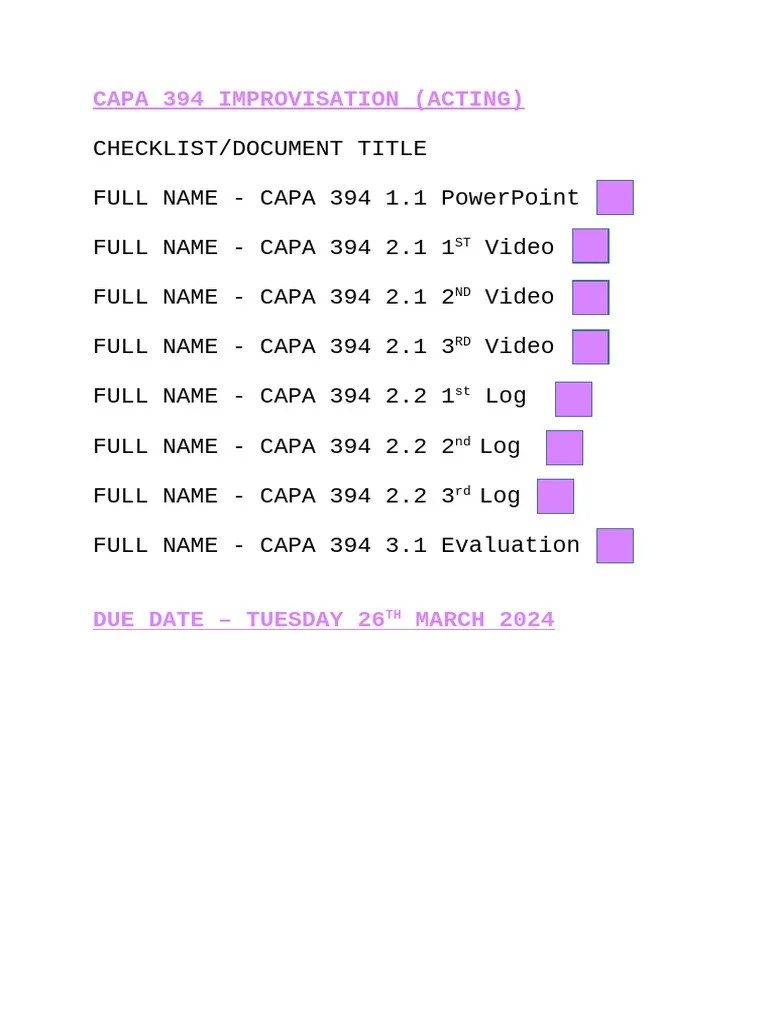 Course Work Pdf
