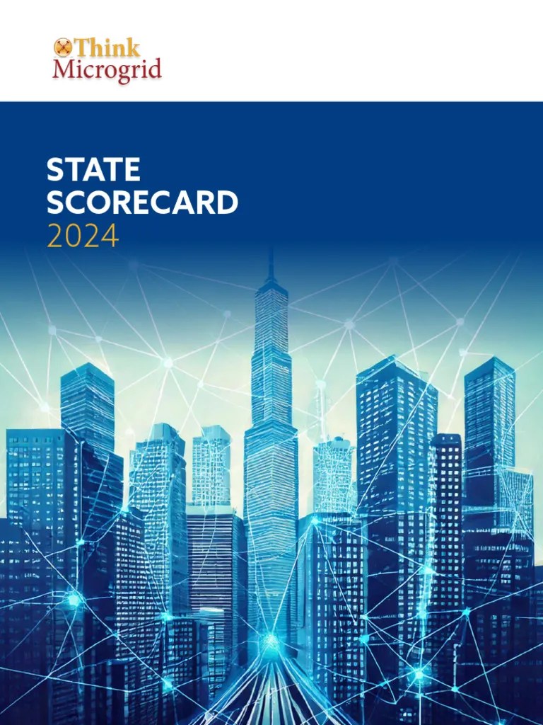 2024 Think Microgrid Scorecard Final Pdf Electrical Grid