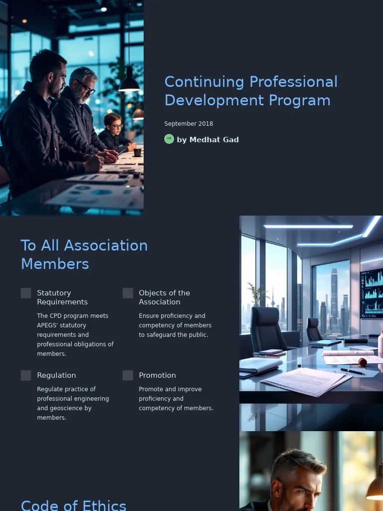 Cpd Program Overview For Members Pdf Professional Development