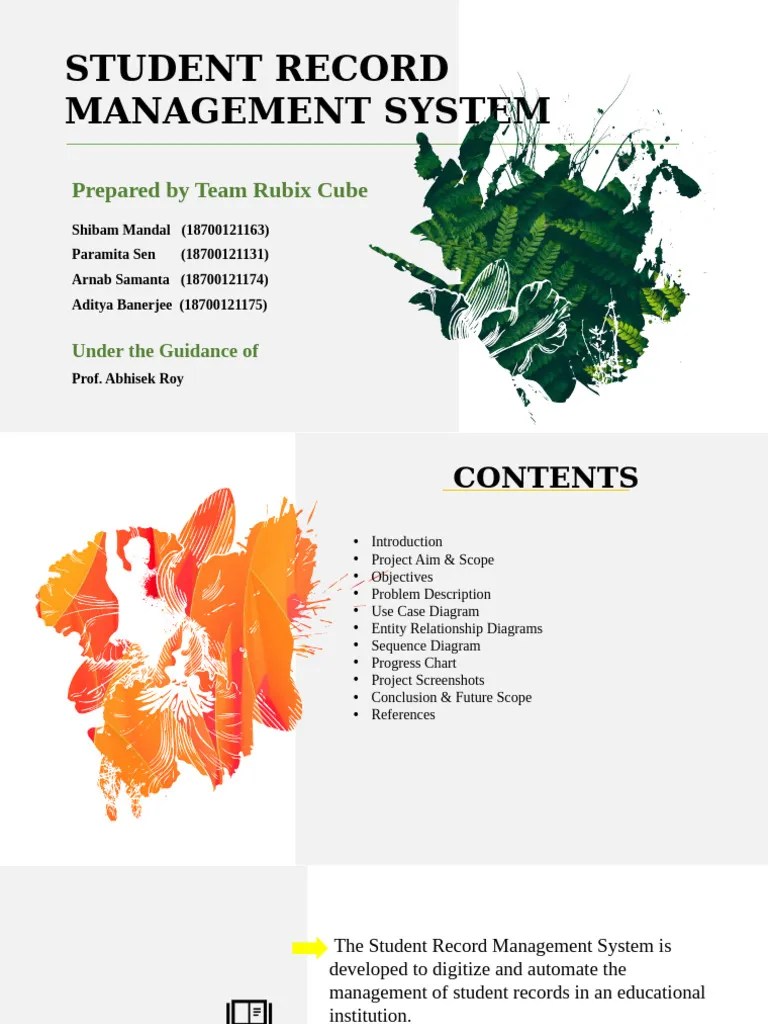 Student Record Management Pdf Usability Databases